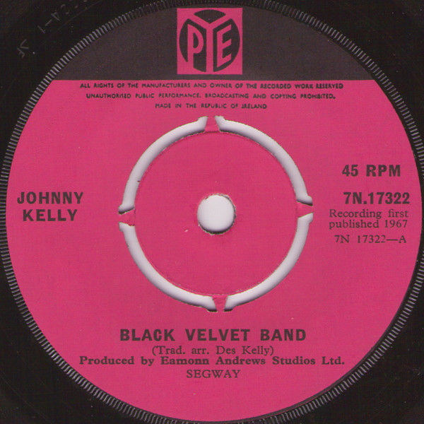 Johnny Kelly & The Capitol Showband – ‘Black Velvet Band’ – Irish ...